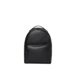 Calvin Klein Rucksack "CK ROUND BACKPACK"schwarz, Lederimitat, unifarben, Basic, Rucksäcke, Unisex Freizeitrucksack, Cityrucksack mit Trageschlaufe