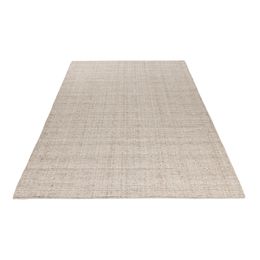 Wollteppich Obsession "My Jarven 935", beige (natur), B:160cm H:10mm L:230cm, Wolle, Teppiche, Handweb Teppich, Uni Farben, reine Wolle, handgewebt, Wohnzimmer