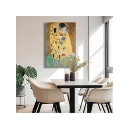 Orangewallz Kunstdruck "Gustav Klimt - the kiss" - 39% | Gr&ouml;&szlig;e 60x90 cm | Wanddekoration