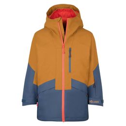 Trollkids Ski-/ Snowboardjacke "Kongsberg" in Hellbraun/ Blau - 48% | Gr&ouml;&szlig;e 116 | Kinder-outdoor-jacken
