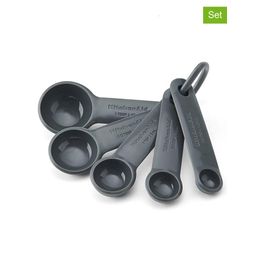 KitchenAid 5tlg. Set: Messlöffel in Grau - (L)13,8 cm - 16% | Kuechenhelfer