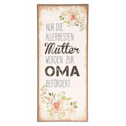 Clayre & Eef Clayre & Eef Textschild in Beige - (B)13 x (H)30 cm - 10% | Wanddekoration