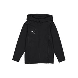 Puma Sweatjacke "Teamfinal" in Schwarz - 53% | Größe 128 | Kinder-sweatshirts-jacken