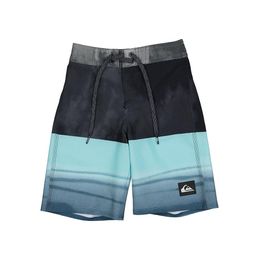 Quiksilver Badeshorts in Schwarz/ Hellblau - 70% | Größe 92 | Kinder-bademode