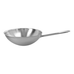 Demeyere Apollo 7 Wok flacher Boden 26 cm, 18/10 Edelstahl