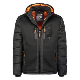Canadian Peak Hybridjacke "Beach" in Schwarz - 62% | Größe L | Herren-outdoorjacken