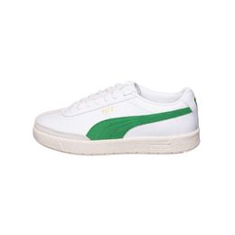 Puma Leder-Sneakers "Oslo-City" in Weiß/ Grün - 70% | Größe 44 | Herrensneakers