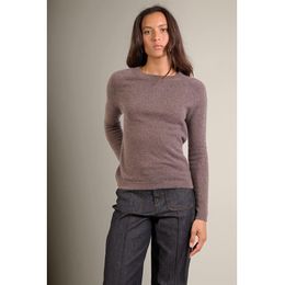 Perfect Cashmere Kaschmir-Pullover "Whitney" in Taupe - 48% | Größe M | Damen-pullover-cardigans