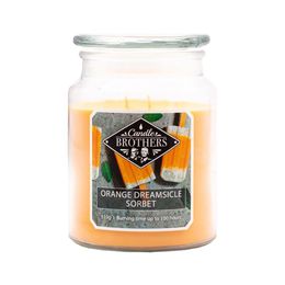 Candle Brothers Duftkerze "Orange Dreamsicle" in Orange - 510 g - 12% | Kerzen-vasen