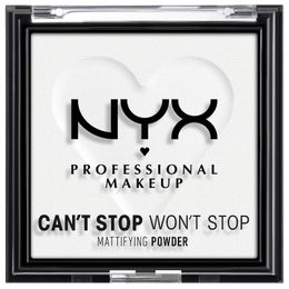 NYX Puder »Professional Makeup CSWS Mattifying Powder« Verschmiert nicht, deckt zuverlässig, setzt sich nicht ab, mattierend. 11 Bright Translucent...