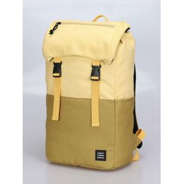 SAM73 Rucksack "Grewe" in Gelb/ Khaki - (L)46 x (B)38 cm - 52% | Damen-taschen