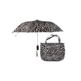 Le Monde du Parapluie Taschenschirm in Schwarz/ Weiß - Ø 94,5 cm - 58% | Damen-regenschirme