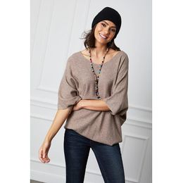 Joséfine Pullover "Dalor" in Taupe - 72% | Größe L | Damen-pullover-cardigans
