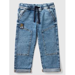 Benetton Jeans in Blau - 56% | Größe 82 | Babyhosen