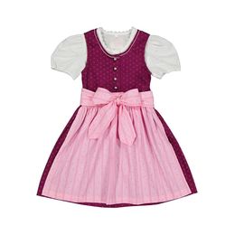 Turi Landhaus Dirndl in Beere/ Rosa - 61% | Größe 140 | Kindertrachtenmode