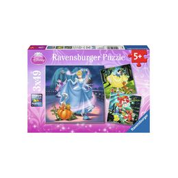 Ravensburger 3x 49tlg. Puzzle "Disney Princessinnen" - ab 5 Jahren - 23% | Gesellschaftsspiele