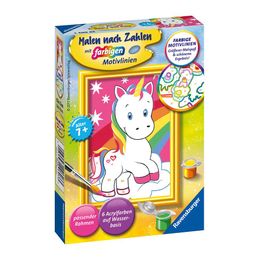 Ravensburger Malen nach Zahlen-Set "Süßes Einhorn" - ab 7 Jahren - 27% | Kinder-kreativspielzeug