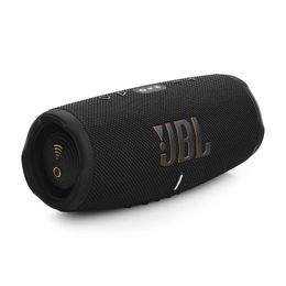 JBL Wireless Lautsprecher »CHARGE 5 Wi-Fi« (WLAN (WiFi) 30 W) Schwarz Kraftvoller JBL Pro Sound (langhubiger Treiber, separater Hochtöner und 2...