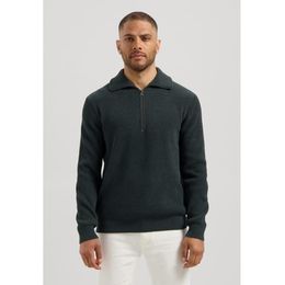 DSTREZZED Pullover in Dunkelgr&uuml;n - 55% | Gr&ouml;&szlig;e L | Herren-plussize