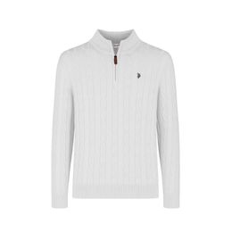 U.S. Polo Assn. Pullover in Weiß - 38% | Größe XL | Herren-plussize