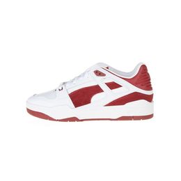 Puma Leder-Sneakers "C-Pma Slipstream" in Weiß/ Rot - 72% | Größe 42,5 | Herrensneakers