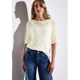 Street One Pullover in Creme - 40% | Größe 38 | Damen-pullover-cardigans
