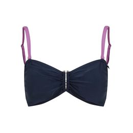 Regatta Bikini-Oberteil "Aceana III" in Dunkelblau/ Lila - 75% | Gr&ouml;&szlig;e 34 | Damen-bademode