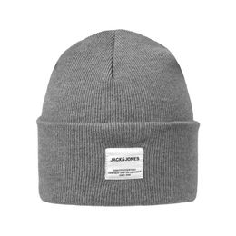 Jack & Jones JACK & JONES Beanie »JACLONG KNIT BEANIE NOOS« grey melange
