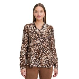 Betty Barclay Bluse in Camel/ Schwarz - 70% | Gr&ouml;&szlig;e 44 | Damen-blusen