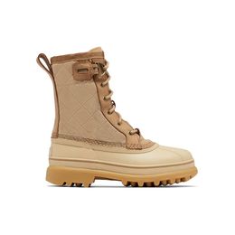 Sorel Leder-Winterboots in Hellbraun - 55% | Größe 40 | Damen-stiefel