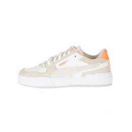 Puma Leder-Sneakers "CA Pro Glitch Suede" in Creme/ Beige/ Orange - 72% | Größe 40,5 | Herrensneakers