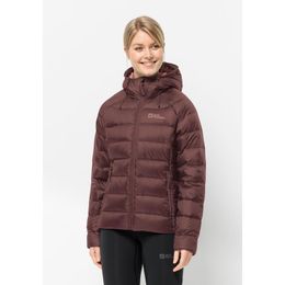 Jack Wolfskin Daunenjacke »NEBELHORN DOWN HOODY W« mitKapuze dark-maroon XS (34) XS (34) Daunenjacke