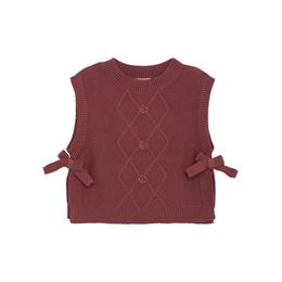 EN FANT enfant Pullunder in Rot - 37% | Größe 122 | Kinder-pullover