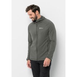 Jack Wolfskin Fleecejacke »KOLBENBERG HOODED FZ M« mitKapuze gecko-green L (52) L (52) Fleecejacke mit Kapuze