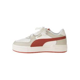 Puma Leder-Sneakers "Ca Pro Classi" in Beige/ Rot - 58% | Größe 45 | Damen-sneakers