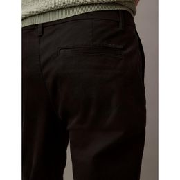 Calvin Klein Chinohose »SLM CTTN STRTCH CHN« Mit Gürtelschlaufen Black 33 - Länge 34 Länge 34 33 Slim-Fit-Hose von Calvin Klein Menswear