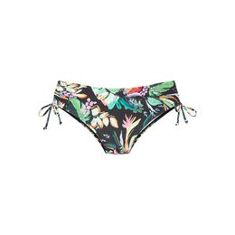 Venice Beach Bikini-Hose »Sandrine« mit buntem Blumenprint schwarz bedruckt 38 - N-Gr N-Gr 38 Blumenprint - jedes Teil ein Unikat