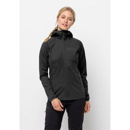 Jack Wolfskin Softshelljacke »GO HIKE SOFTSHELL W« mitKapuze black S (36) S (36) Hält Regen ab