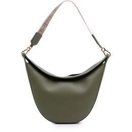 Loewe Hobo Bags - Small Leather Luna Hobo - Gr. unisize - in Gr&uuml;n - f&uuml;r Damen
