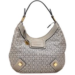 Loewe Hobo Bags - Anagram Canvas New Road Hobo - Gr. unisize - in Grau - f&uuml;r Damen