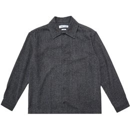 Samsøe & Samsøe Samsøe Samsøe Ringe - Overshirt Sacastor Grey Herringbone - Gr. L - in Mehrfarbig - für Damen