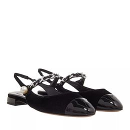 Miu Miu Pumps & High Heels - Ballet Flats In Velvet And Patent Leather - Gr. 36 (EU) - in Schwarz - f&uuml;r Damen