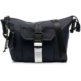 A.P.C. Hobo Bags - Besace Trek Compact Crossbody Bag - Gr. unisize - in Schwarz - f&uuml;r Damen