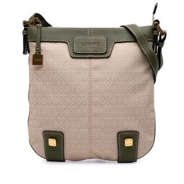 Loewe Hobo Bags - Anagram Canvas New Road Crossbody - Gr. unisize - in Braun - f&uuml;r Damen