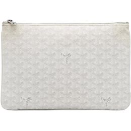 GOYARD Clutches - GOYARDine Senat MM - Gr. unisize - in Wei&szlig; - f&uuml;r Damen