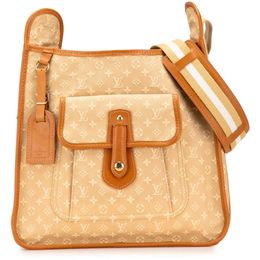 Louis Vuitton Hobo Bags - Monogram Mini Lin Besace Mary Kate - Gr. unisize - in Braun - f&uuml;r Damen