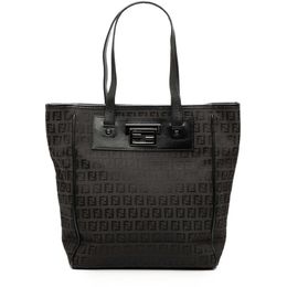 Fendi Shopper - Zucchino Canvas Tote - Gr. unisize - in Braun - f&uuml;r Damen