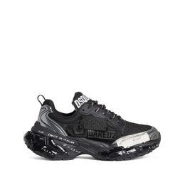Dsquared2 Low-Top Sneaker - Black And Grey Sneakers With Sculptural Design - Gr. 42 (EU) - in Grau - f&uuml;r Damen
