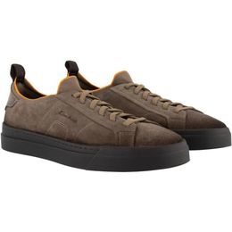 Santoni Low-Top Sneaker - Dbs-unity-c-zire - Gr. UK_8 - in Braun - f&uuml;r Damen