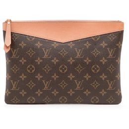 Louis Vuitton Clutches - Monogram Daily Pouch - Gr. unisize - in Braun - f&uuml;r Damen